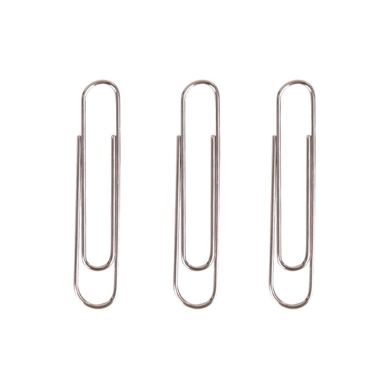 Paper Clips Silver 50mm Box 100's - Deli