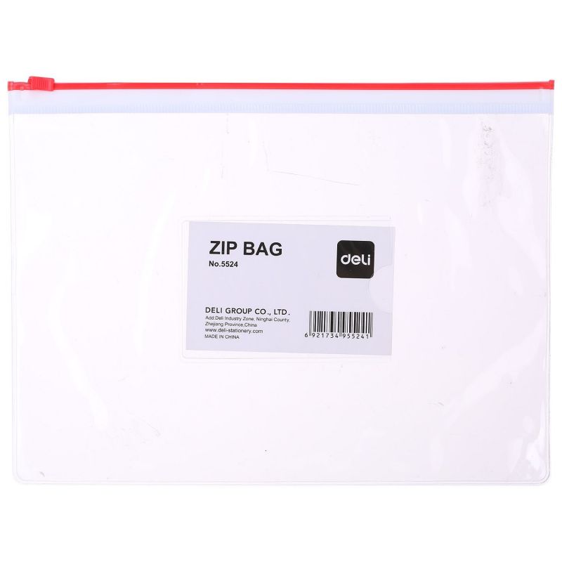 Zip Bag A5 Asst. - Deli