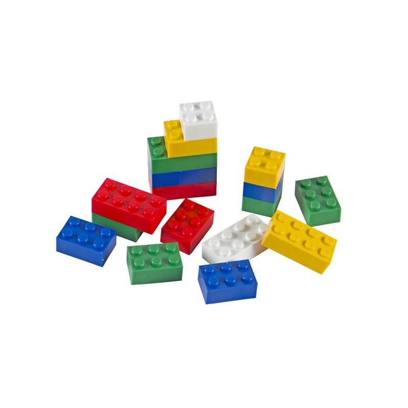 Blocks Basic (1kg ~600pc) - Primary Colours in Tub