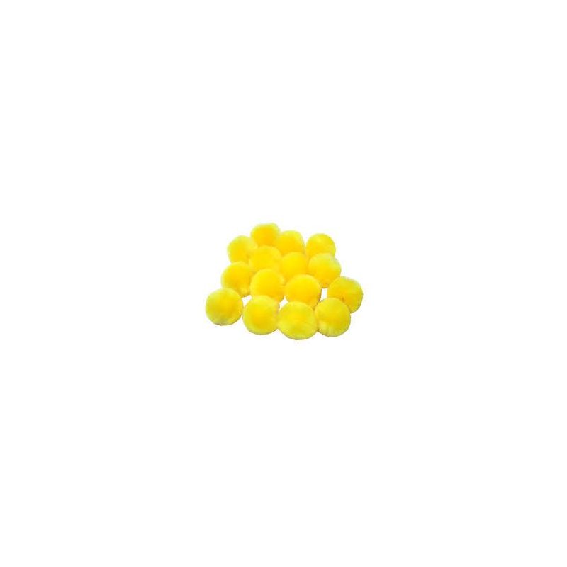 Pom Poms in Bag (25mm) 100pc - choose colour