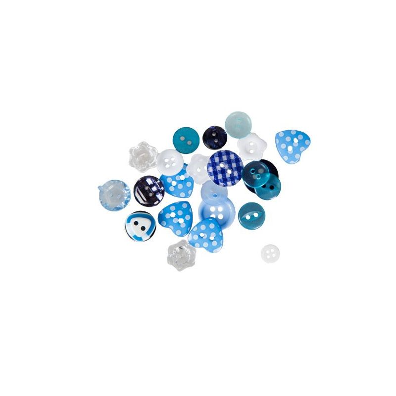 Buttons - Shapes & Sizes (12g) - choose colour