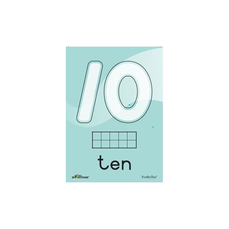 Dough Cards (A5) D/sided - Numbers/Syfers (10pc) FunSciTek