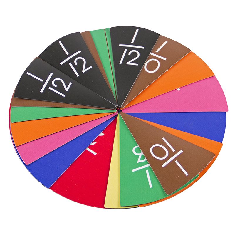 fractions magnetic - teacher (18cm) | demo set | satoytrade