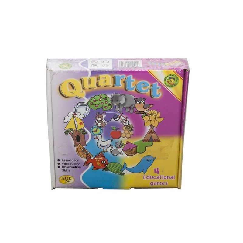 quartet - 4in1 matching games | educational play | satoytrade