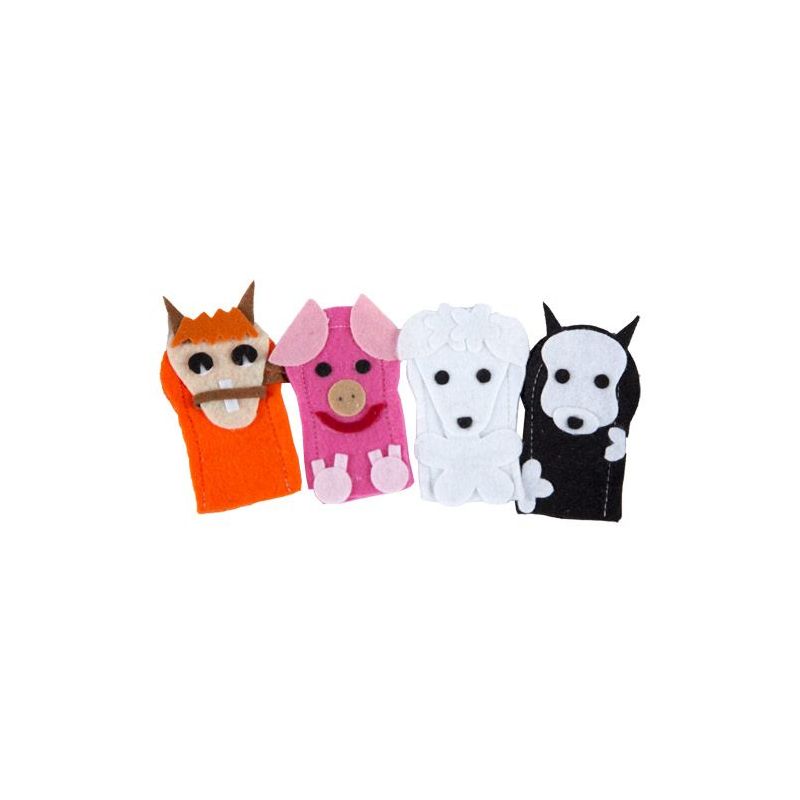 Finger Puppets - Farm Animals (4pc)