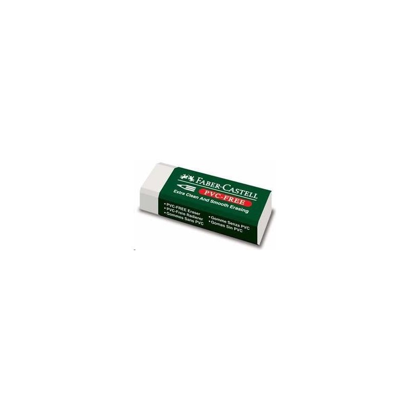 Eraser - 62x22x12mm (20pc) PVC Free - FaberCastell
