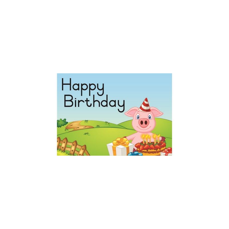 birthday chart - a4 - pig (13pc) | page per month | satoytrade