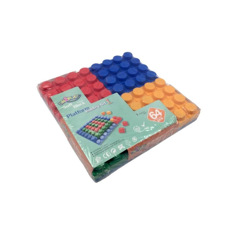 Jumbo Soft Blocks (64pc) Platform & Blocks