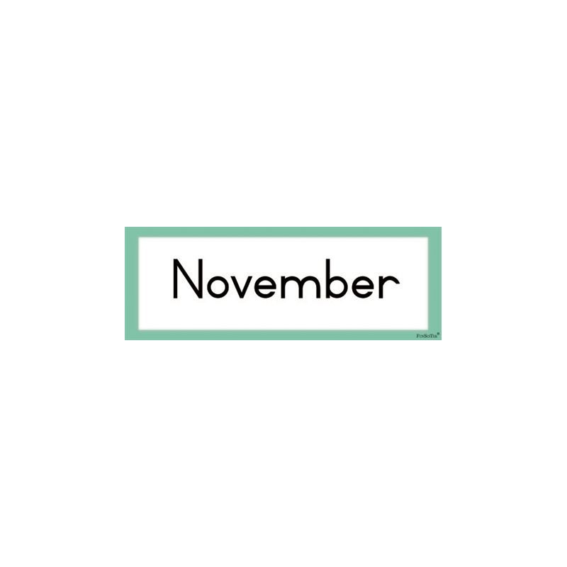 flash cards - months of the year | pocket | satoytrade