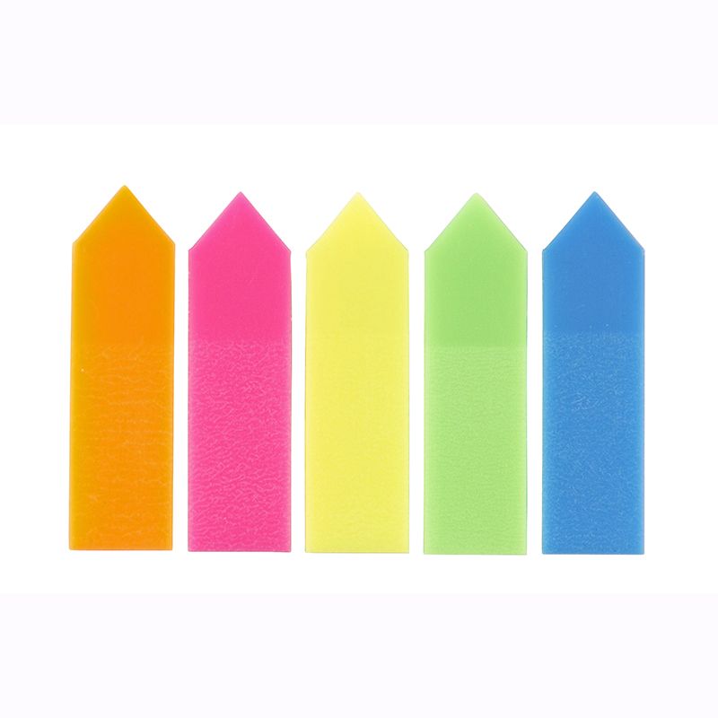 Index Tabs 43x12mm PP Tab in 5 colours (100pc) - Deli