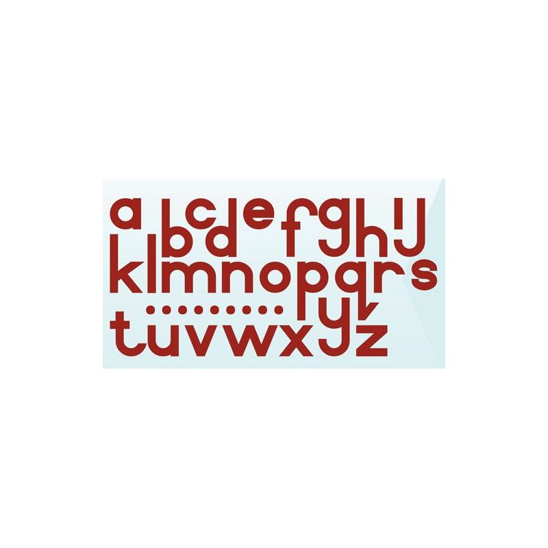alphabet rubber letters - lower | school literacy | satoytrade