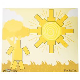 6 Bricks - Giant PVC Mat - Build by Colour (Set of 6 in tube)