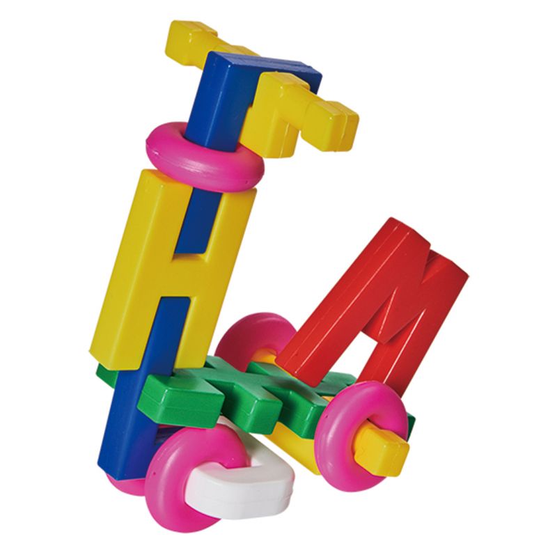 plastic letter building | abc hollow blocks | satoytrade youth toy