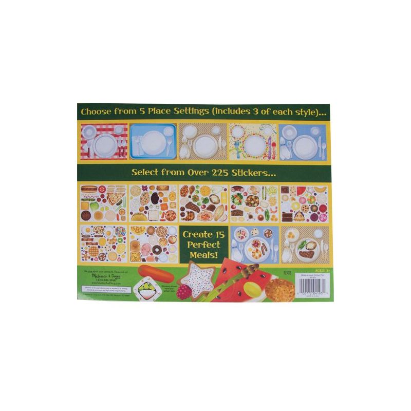 make a meal - sticker pad | melissa doug | satoytrade