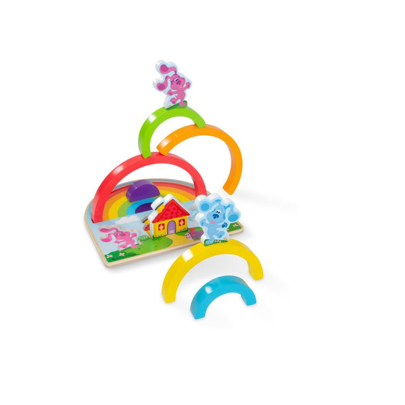 Blues Clues Wooden Rainbow Stacking Set