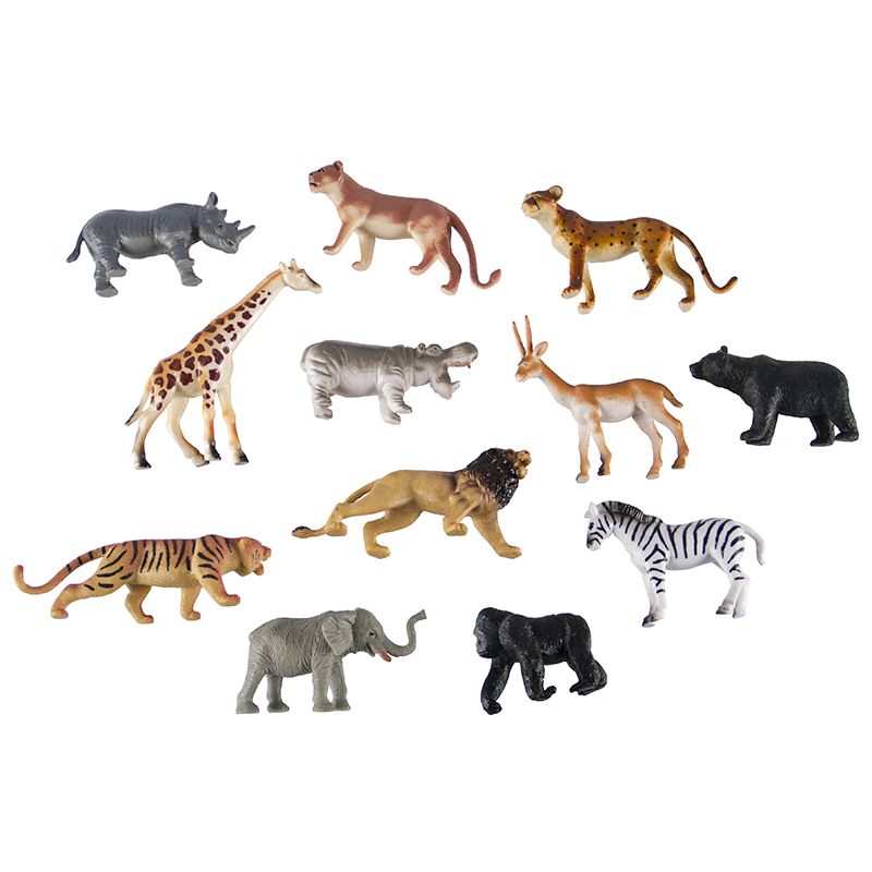 Wild Animals - Medium (12pc) - Assorted