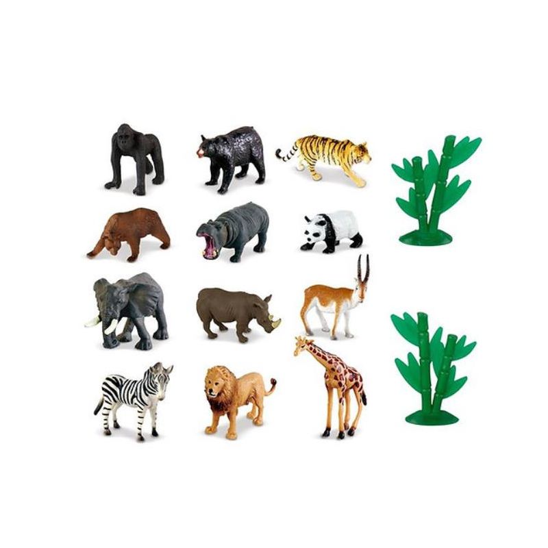 Wild Animals - Small (12pc) Assorted with Accessories