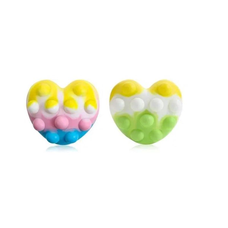 Pop It Fidget Toy - Squeezy Heart (~5cm)