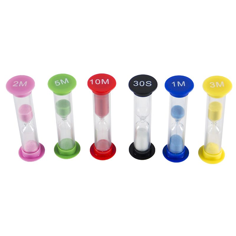 Sand Timer Class Set of 6 (30sec and 1, 2, 3, 5 and 10 min) - Learner