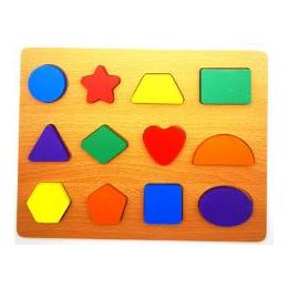 Wooden Inset Puzzle - Shapes