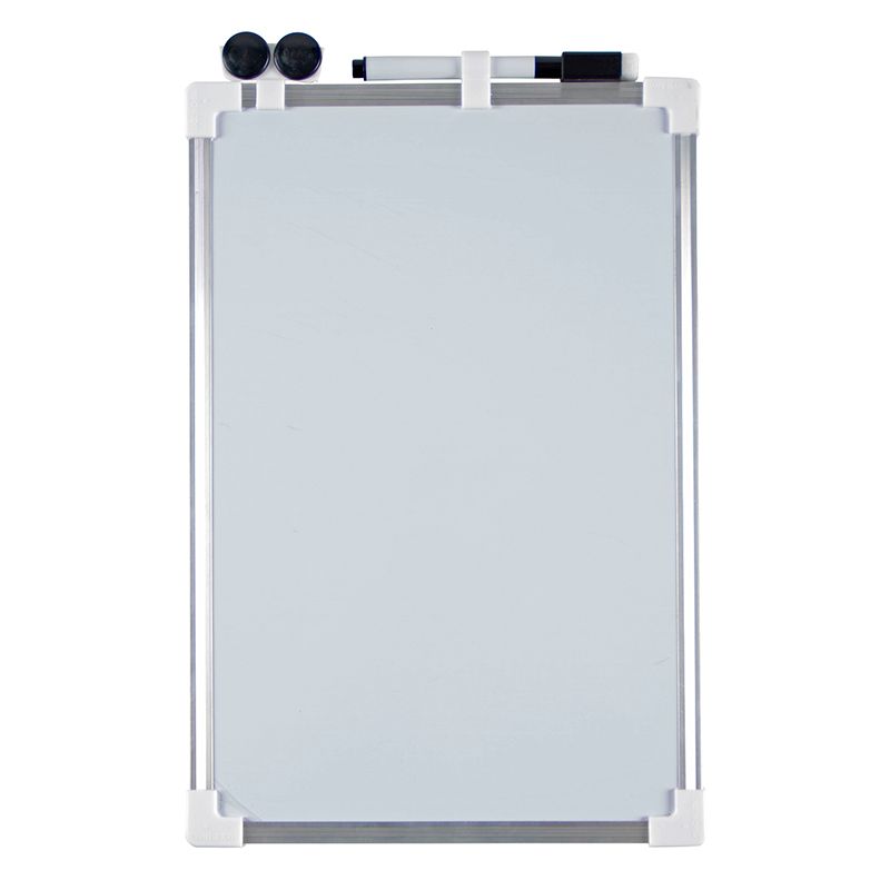 Double Sided Whiteboard (A4) with Marker & Magnets