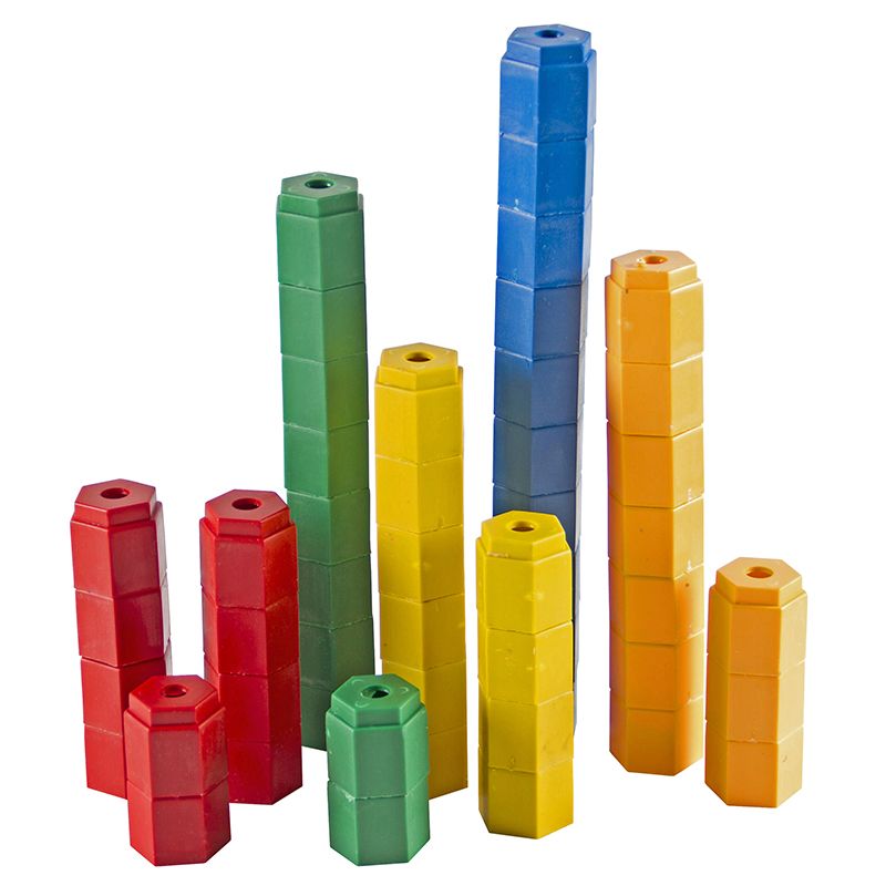 Hexagonal - Stacking Cubes (50pc) in Bag