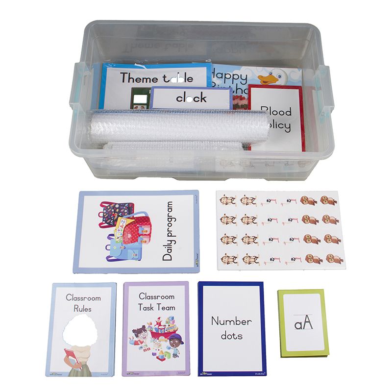 Wall Set - Grade R - Posters & Flash Cards (Eng)