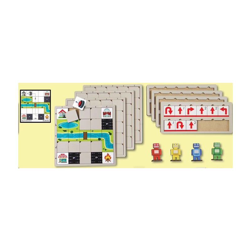 Coding & Robotics - Unplugged Coding & Game Set 1 (4 learners) FunSciTek