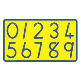 Finger Tracing Big Numbers 0 - 9