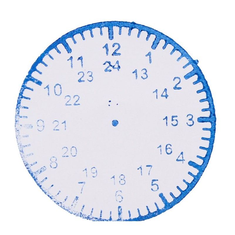 clock face stamp - numbers 1-24 | am pm teaching | satoytrade