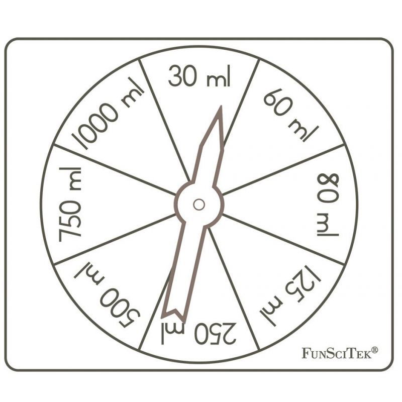 volume spinner (30-1000ml) | mathematic teaching | satoytrade