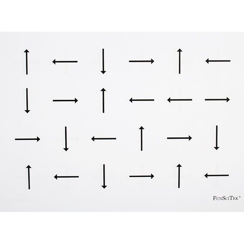 flash cards - arrow reading cards (a4) | maths | satoytrade