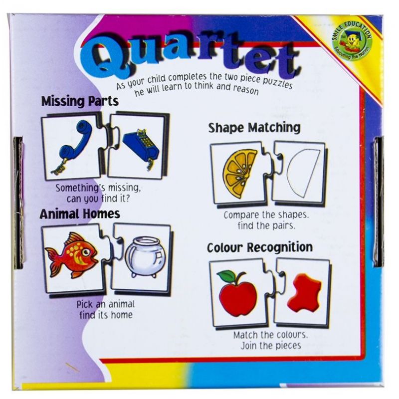 quartet - 4in1 matching games | educational play | satoytrade