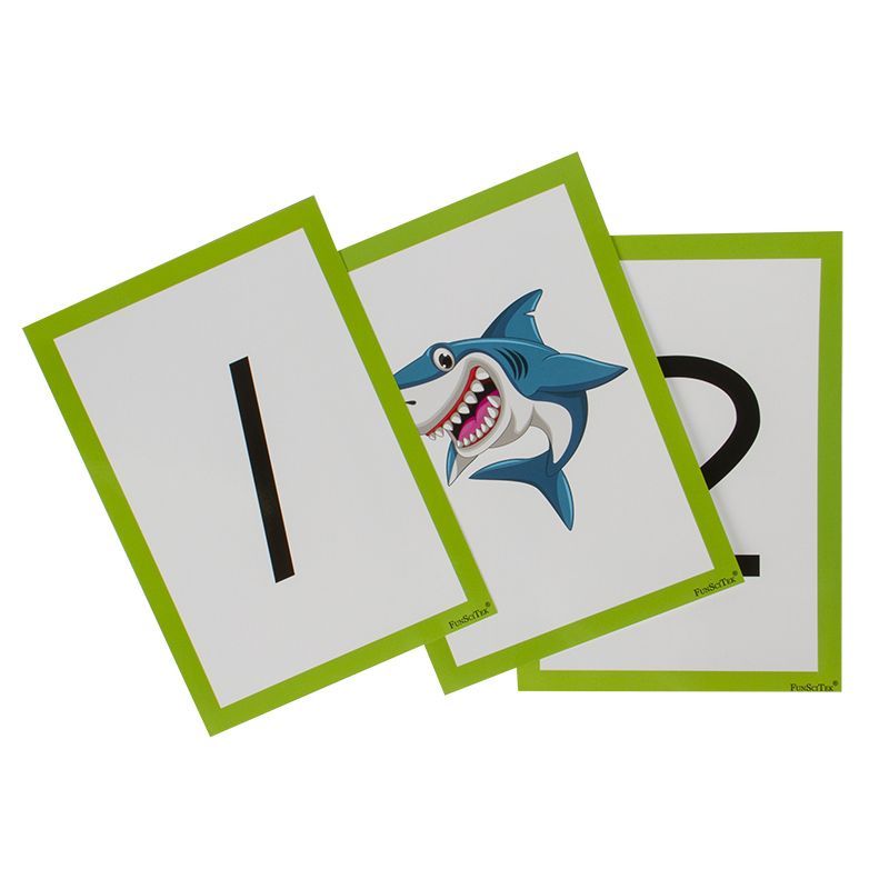 Flash Cards (A5) - Number 1-10 (20pc) - (10xSymbols & 10xPictures)