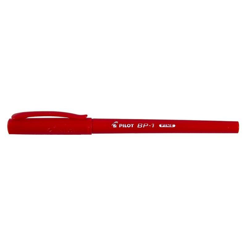 BP-1 Ball Point Pen Medium - Red (50pc)