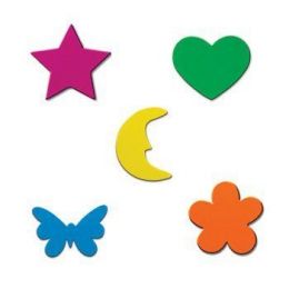 Eva Foam Sticker - Shapes (100pc)
