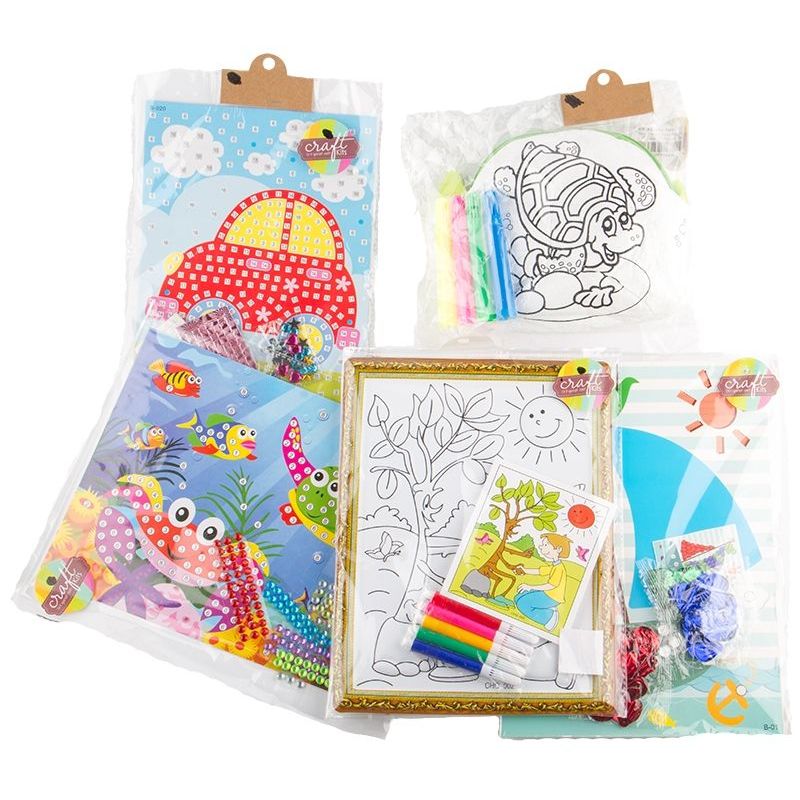 Busy Bag - Mini Arts & Crafts Set BOY (4-6 Years) Assorted Designs