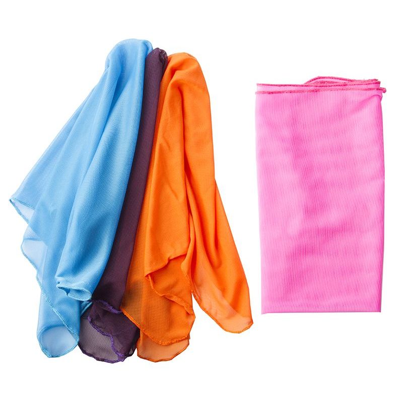 Movement Scarves (40x40cm) - Mesh - Secondary Colours (4pc)