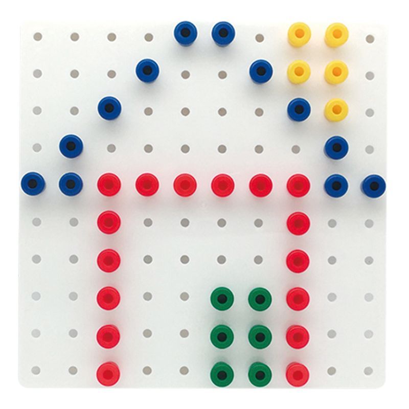 3d pegboard (1000pegs/5boards) | stackable pegs | satoytrade youth toy