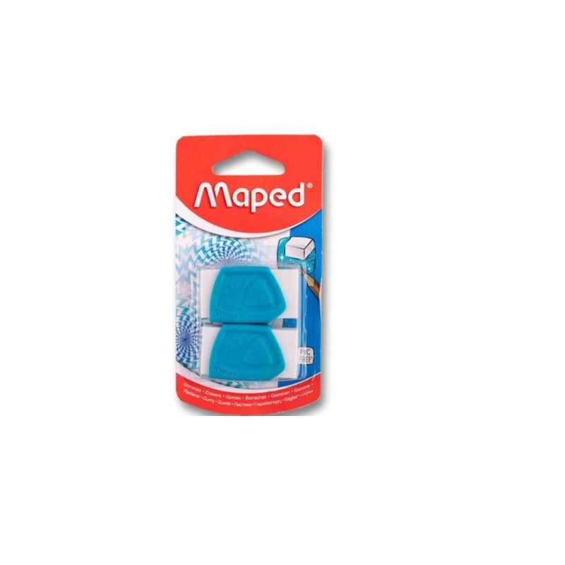 Eraser - 40x20x10mm (2pc) - Maped Precision