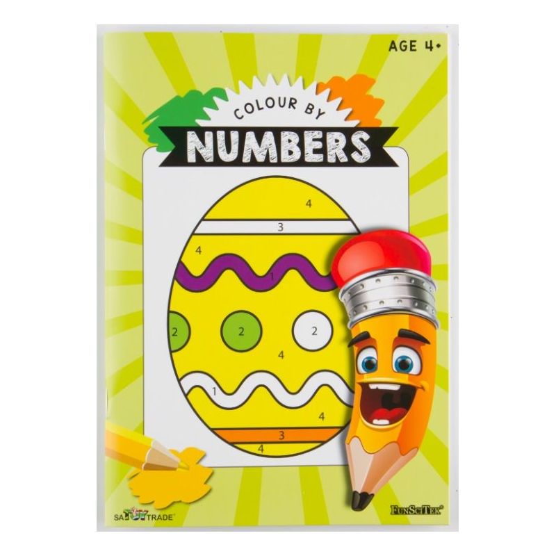 Fun - Colour By Numbers - (A5)(32p) Age 4+ FunSciTek