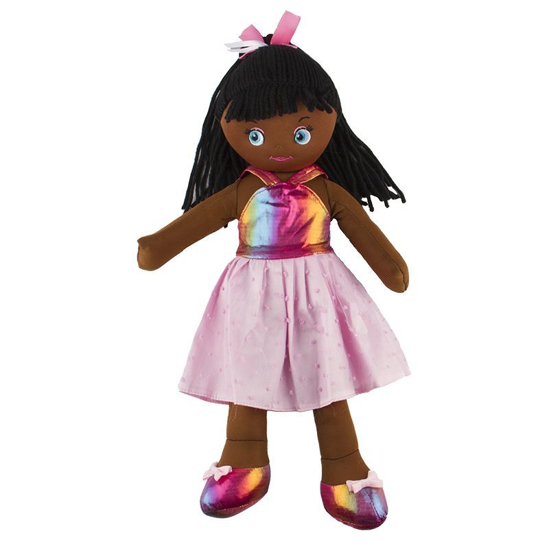 Rag Doll (African) in Ballerina Tutu (~48cm)