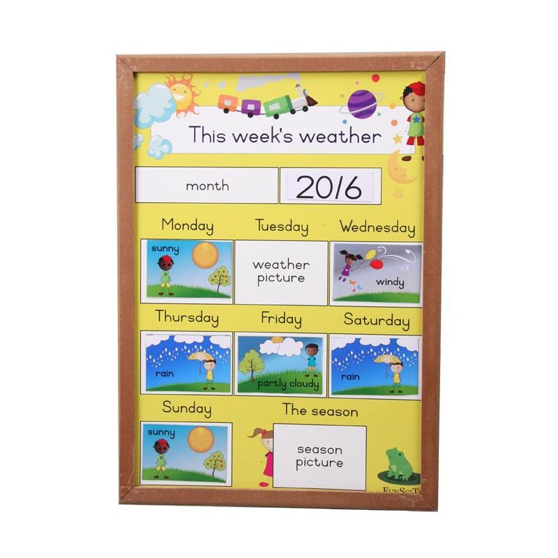 weatherboard - per week - magnetic| classroom aid | satoytrade