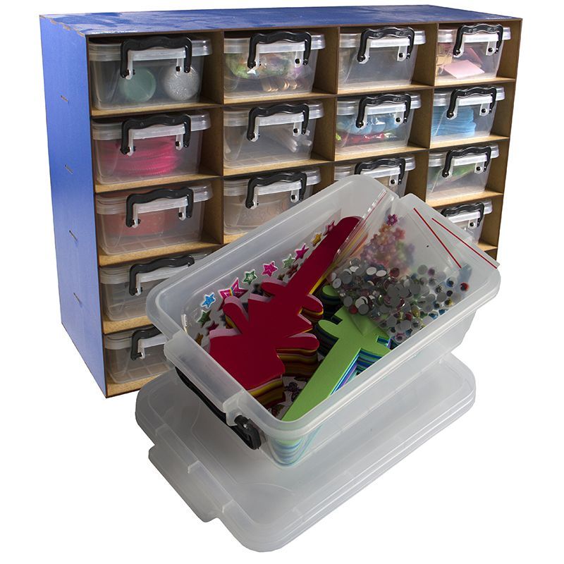 FunSciTek - Arts & Craft Classroom Activity Kit (20 drawer) 30 learners ...