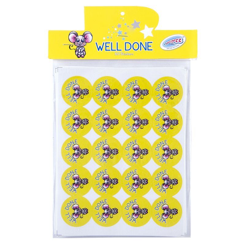 well done (60pc) | teacher stickers | satoytrade