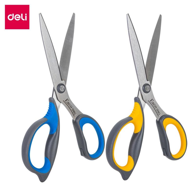 Scissors - 17cm Office Ambidextrous Handle - Assorted - Deli
