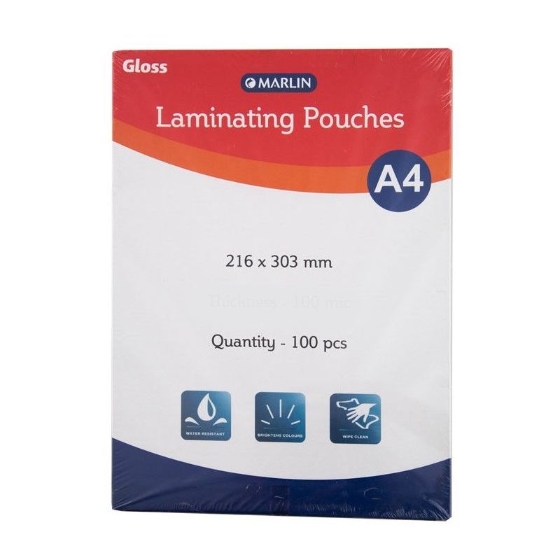 Laminating Pouches A4 - 150 mic (2x75mic) (100pc)